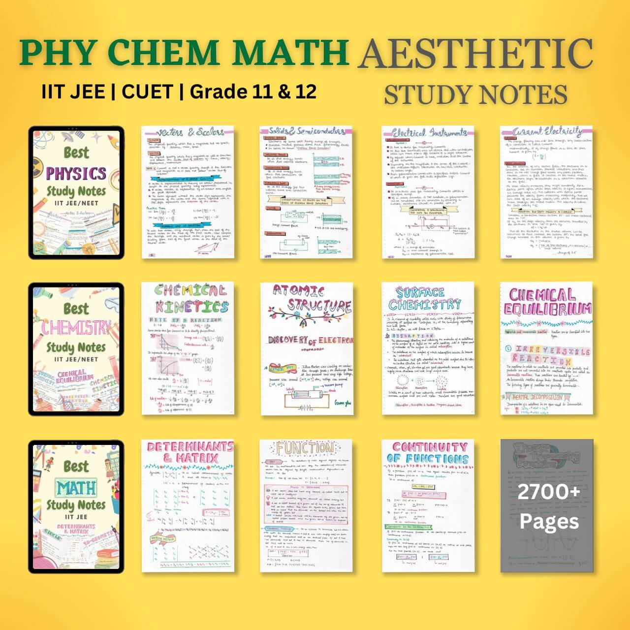 PCM Notes | Complete Notes for Physics, Chemistry, Mathematics PCM Notes | Complete Notes for Physics, Chemistry, Mathematics