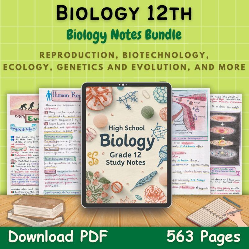 High School Biology Aesthetic Notes | PDF | Best Study Guides - NewtonDesk